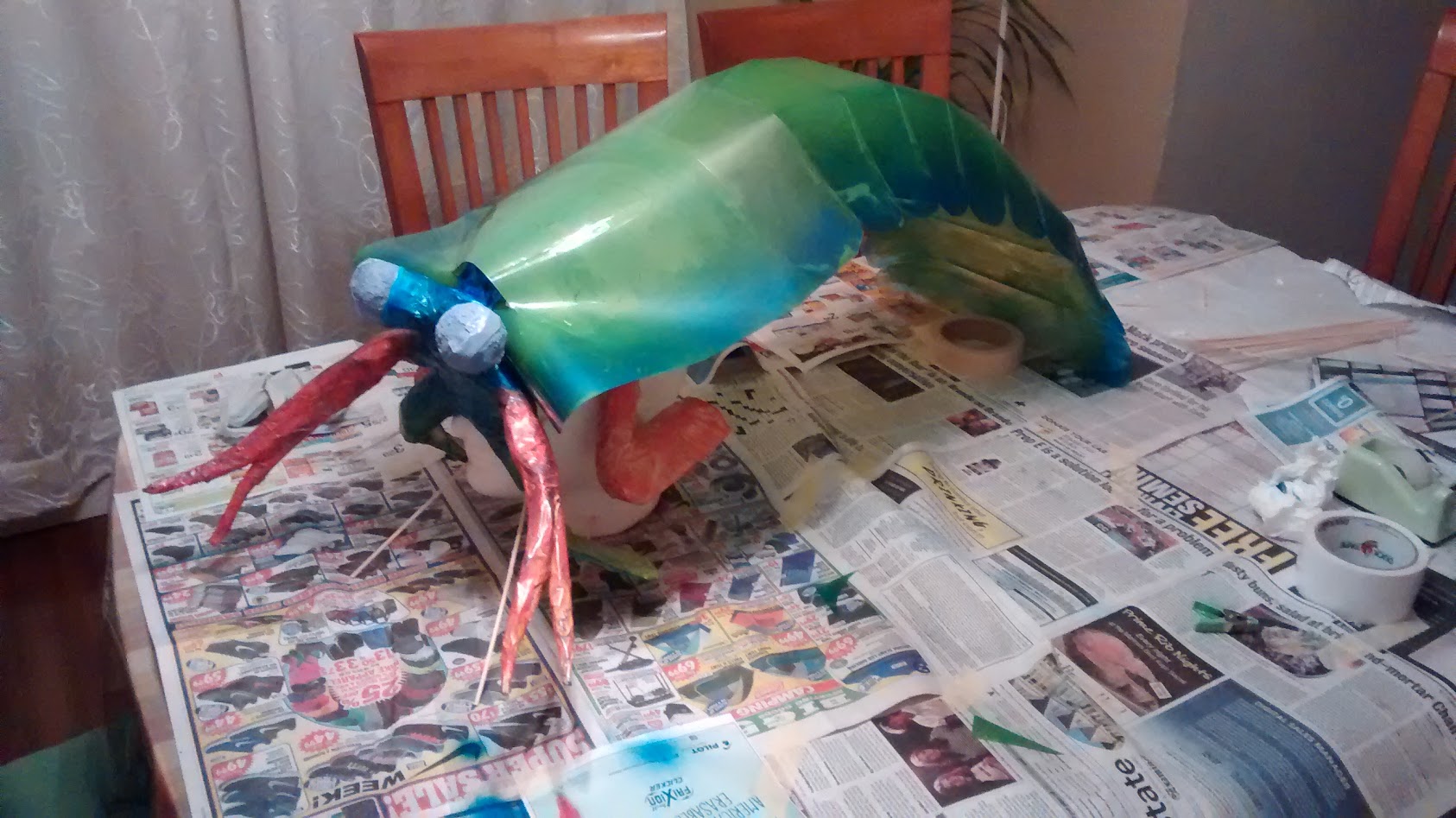 Peacock Mantis Shrimp Costume - paultjr